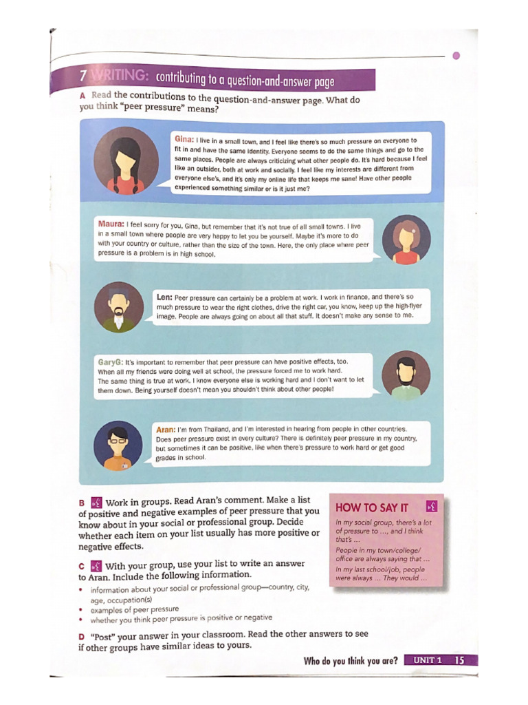 7 WRITING contributing to a question-and-answer page(1) | PDF