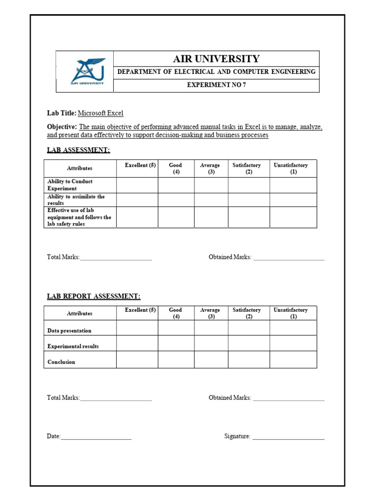 Radia Lab 07 Updated | PDF | Microsoft Excel | Computing