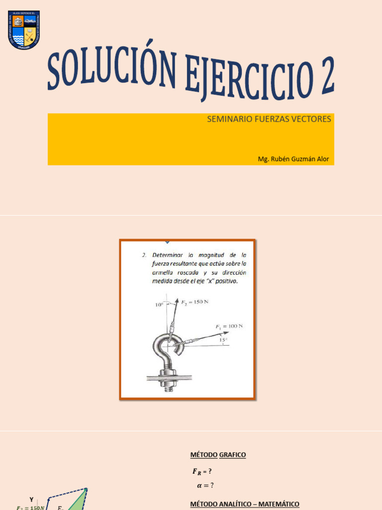C - 2.2 Sol. Ejerc 2 Sem 1 Vect | PDF