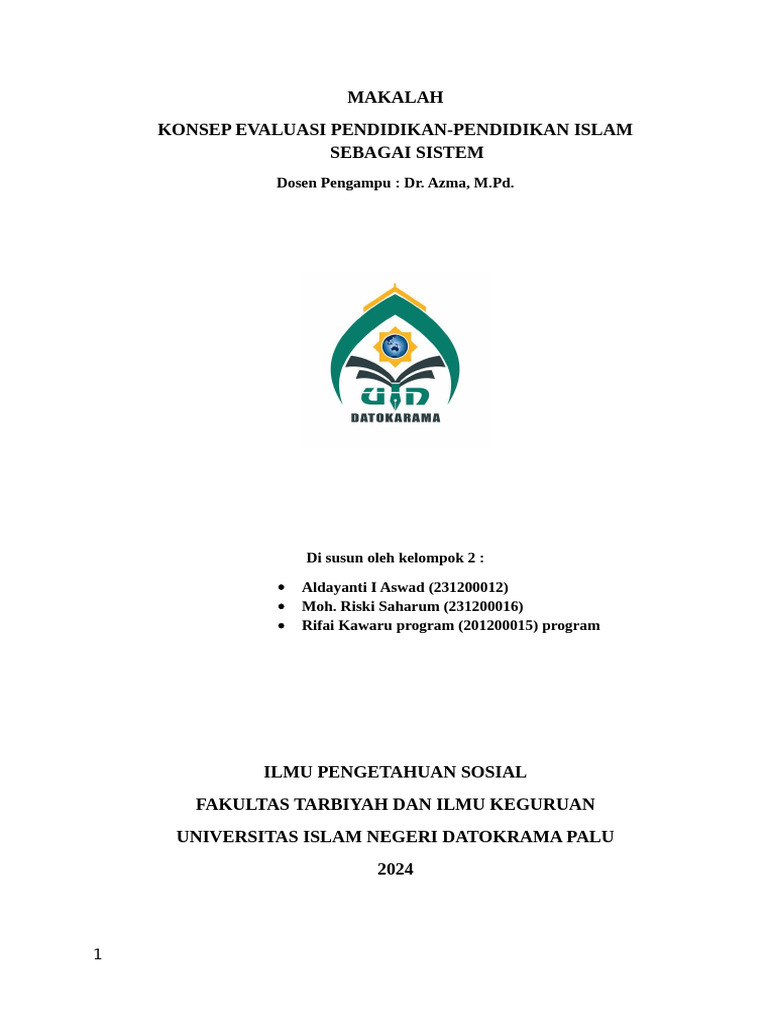 Makalah MK IPI Kel 2 | PDF