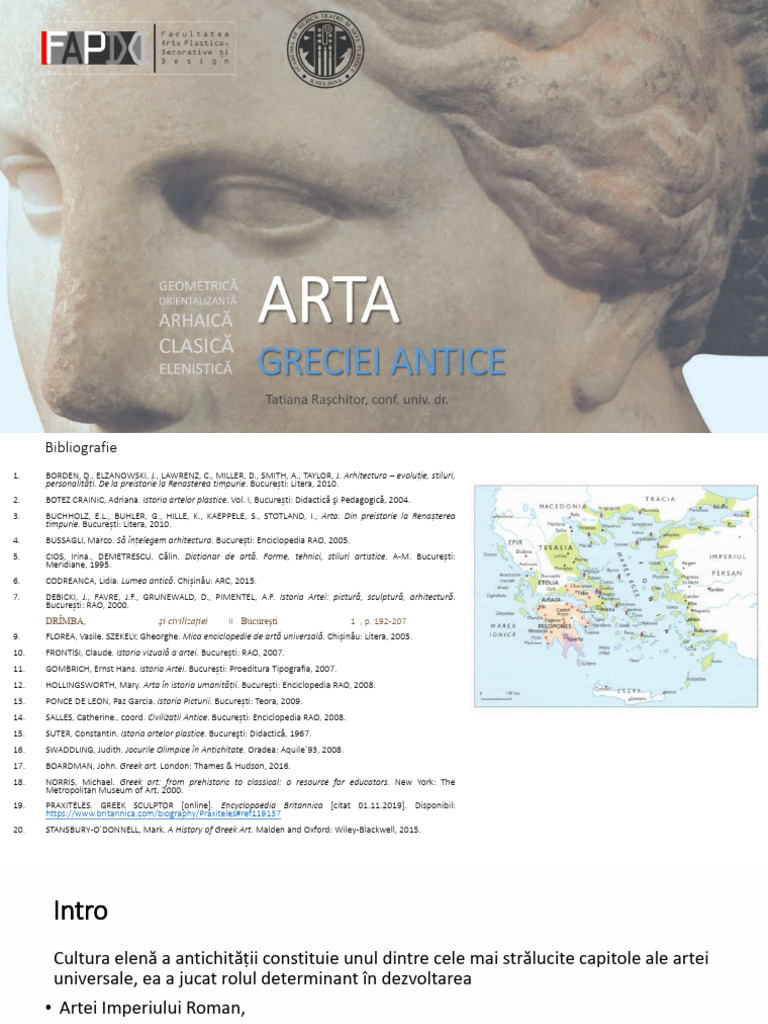 3 Arta Greciei Antice Mic 2022 | PDF