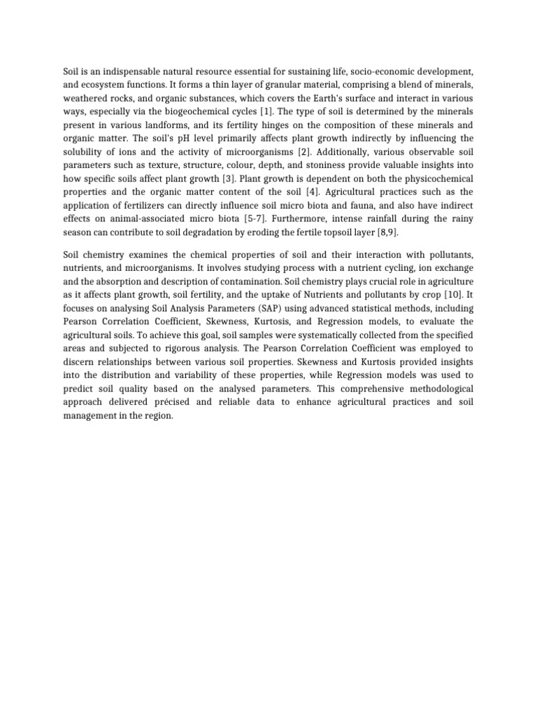 Soil Is An Indispensable Natural Resource Essential For Sustaining Life ...