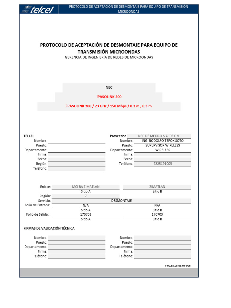 MCI BA ZIMATLAN-ZIMATLAN - 7 - DICERM-0571-2019 - para Imprimir | PDF | Inalámbrico ...