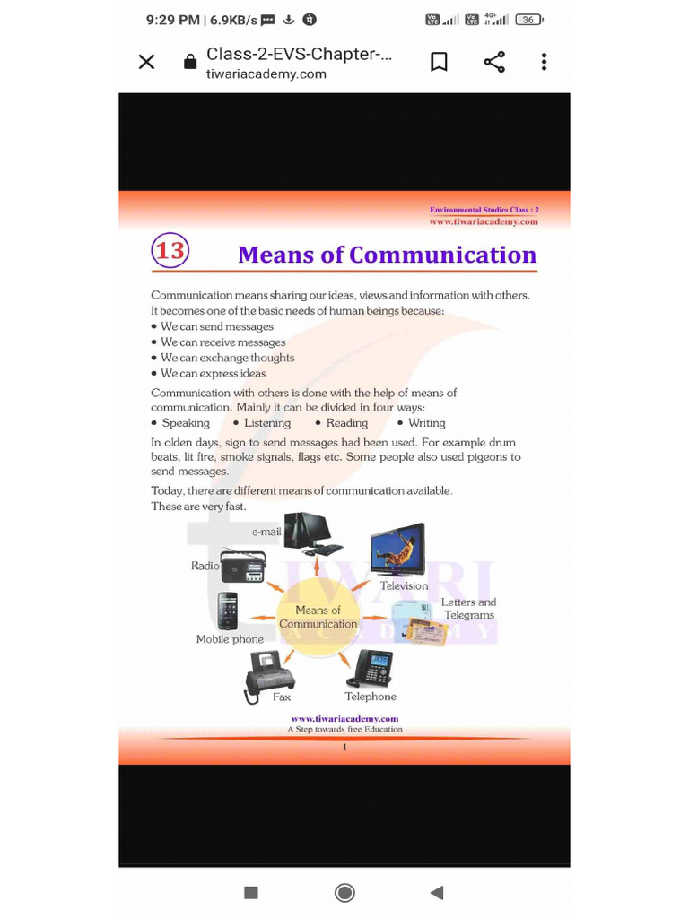 Communication Means | PDF