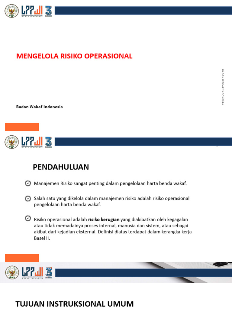 Modul 2.6 Mengelola Risiko Operasional | PDF