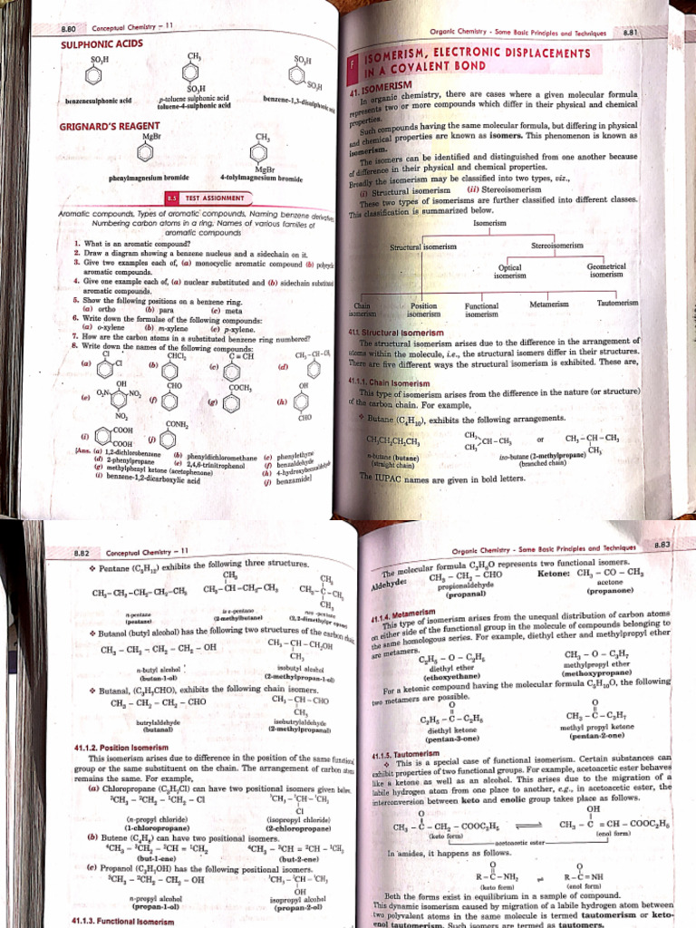 S.Chand Organic Chemistry Resonance Effects Scan | PDF