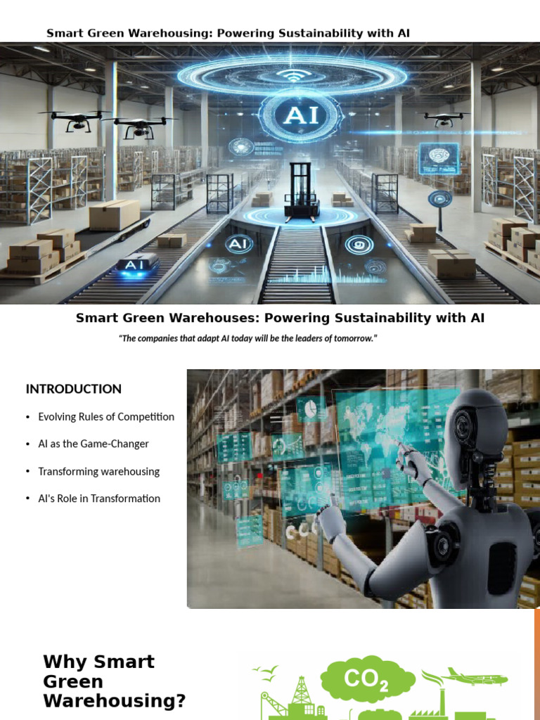 AI-Powered Smart Green Warehousing | PDF