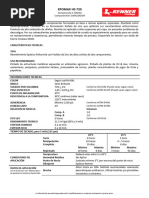 Ficha Tecnica Thinner | PDF | Solvente | Química Física