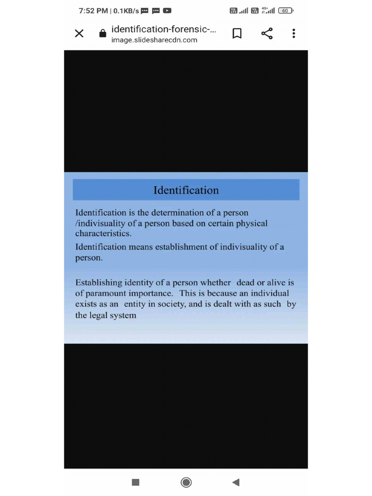 Identification | PDF