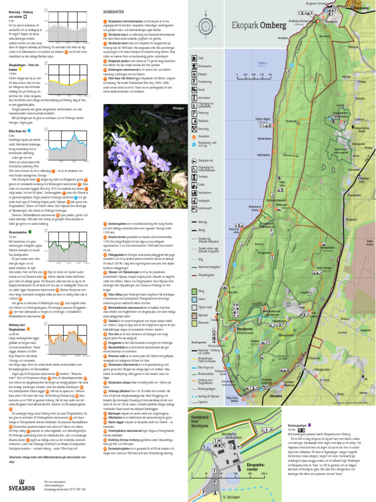 Vandringsleder Omberg | PDF