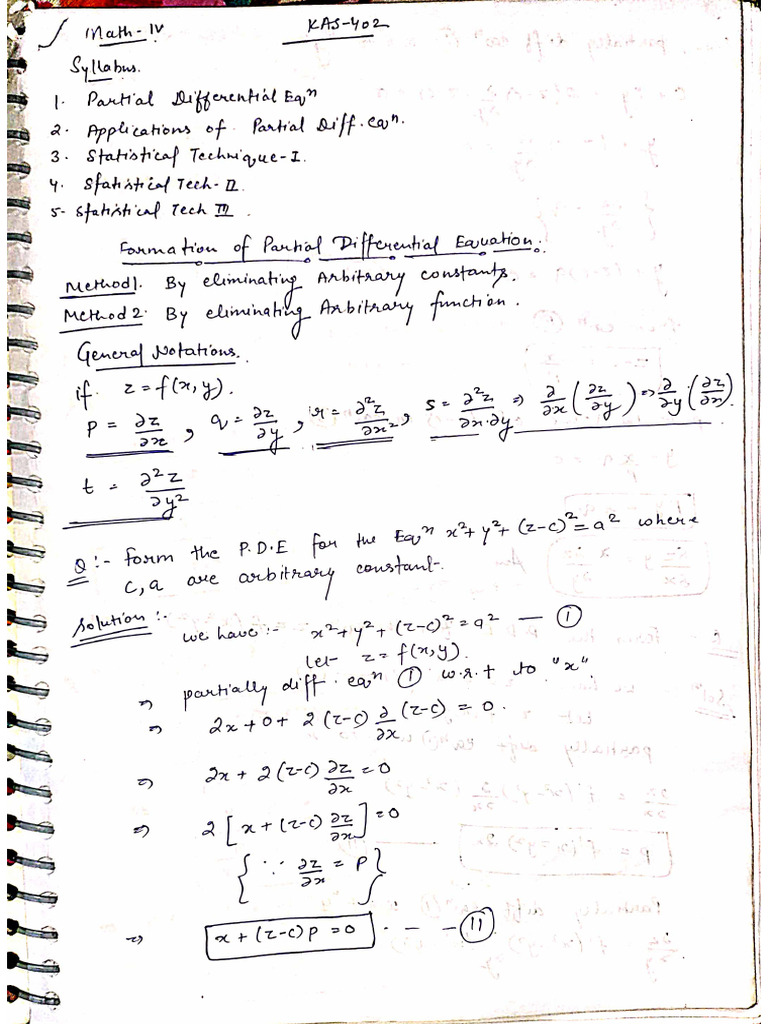 Maths Unit 1 Complete Notes | PDF