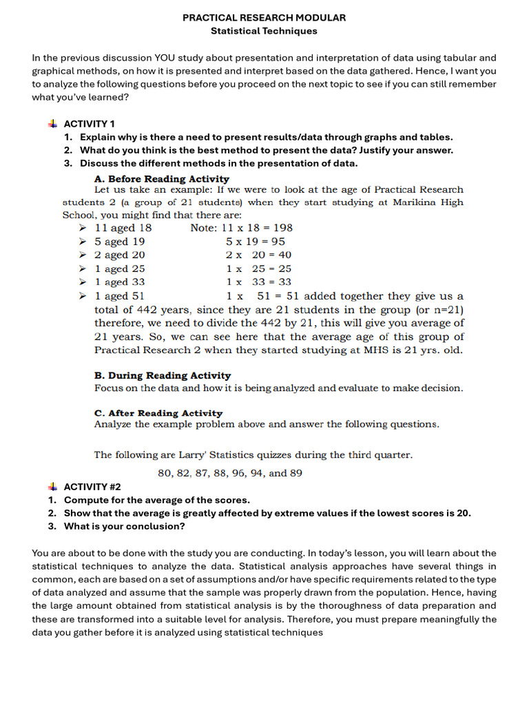 PR2-MODULAR-M | PDF | Statistics | Hypothesis
