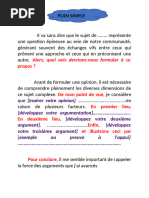 Canevas de production écrite 1ère bac | PDF