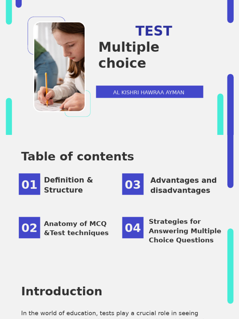 MCQ HAWRAA P1 | PDF | Multiple Choice | Cognitive Science