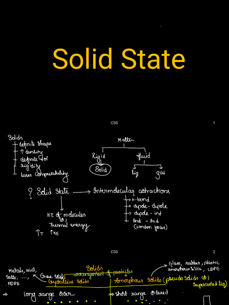 Solid State | PDF