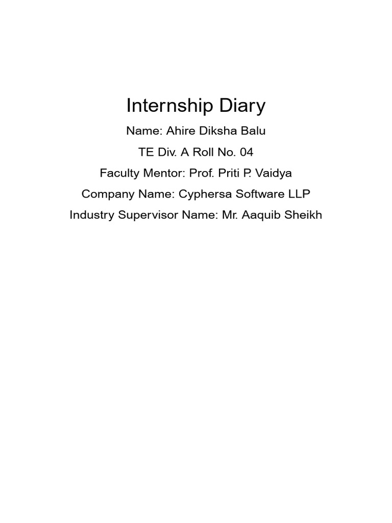Iinternship _Diary.pdf | PDF | J Query | Web Development Iinternship _Diary.pdf | PDF | J Query | Web Development