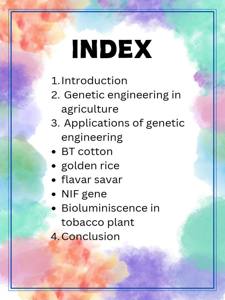 Biology Project @Ps[1]_Copy | PDF | Genetic Engineering | Genetics