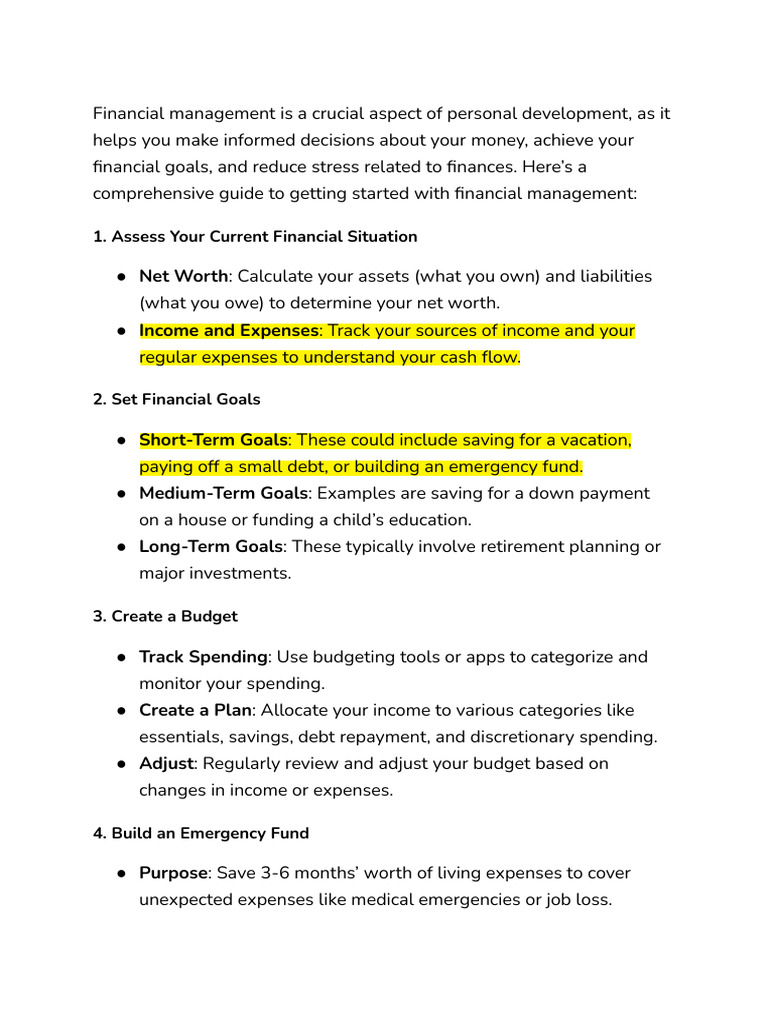 Financial Management | PDF | Expense | Debt