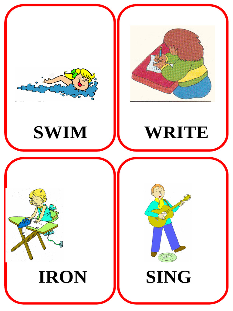 actions flashcards | PDF