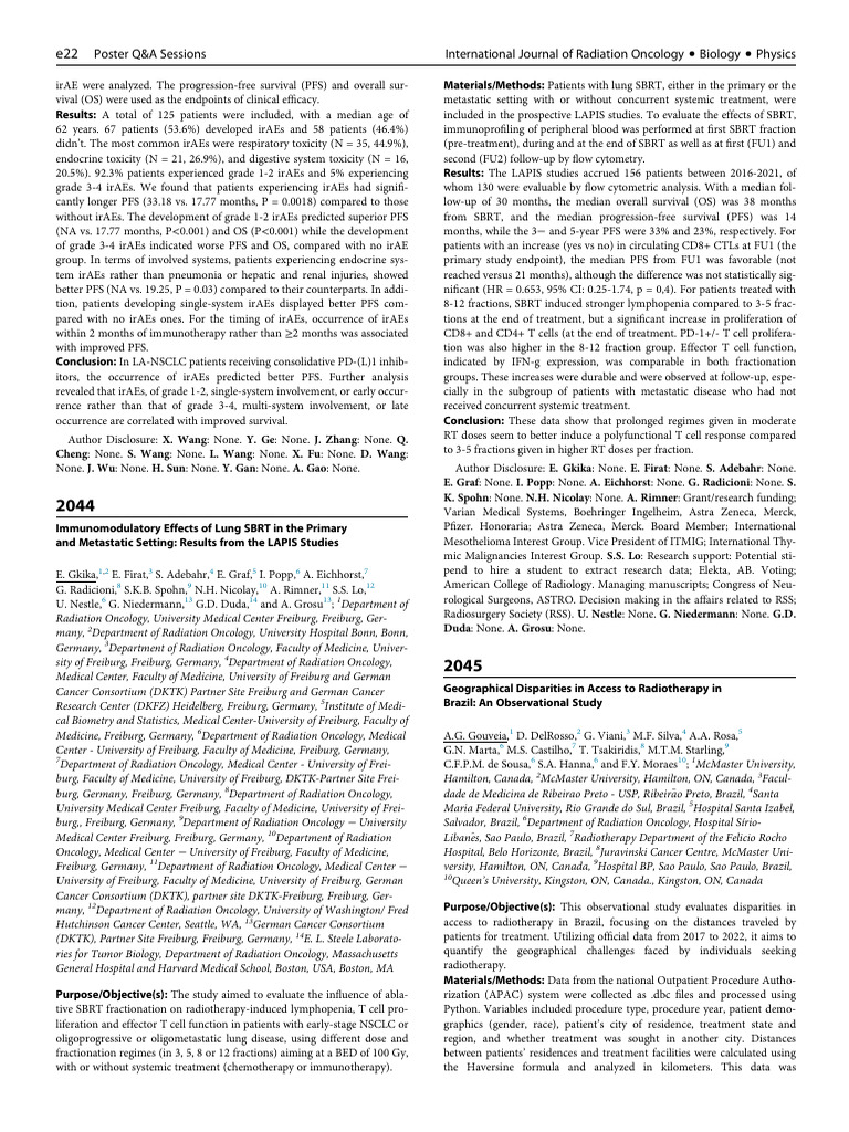 Distance travel for RT | PDF | Clinical Medicine | Medical Specialties