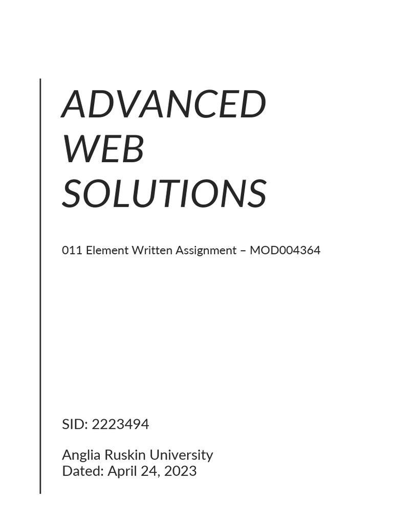 AWS_Written_Assignment | PDF | Databases | World Wide Web AWS_Written_Assignment | PDF | Databases | World Wide Web