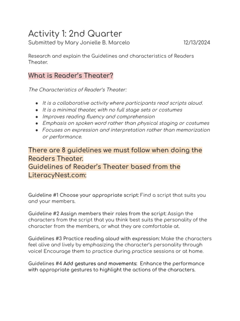 MARCELOJonielle ACTIVITY1QRTR2 | PDF