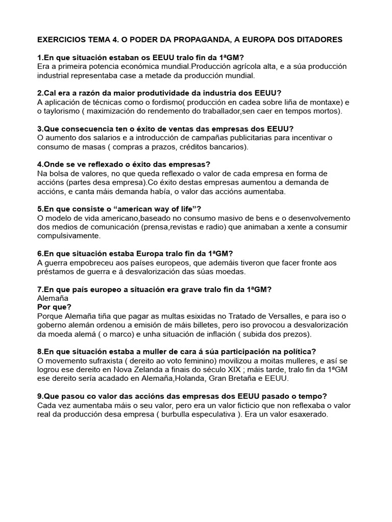Tema 4 Hist 4º ESO | PDF
