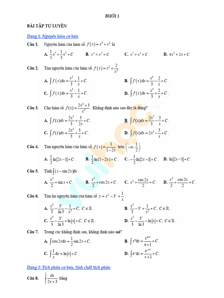 ĐB - B1 - BTTL | PDF