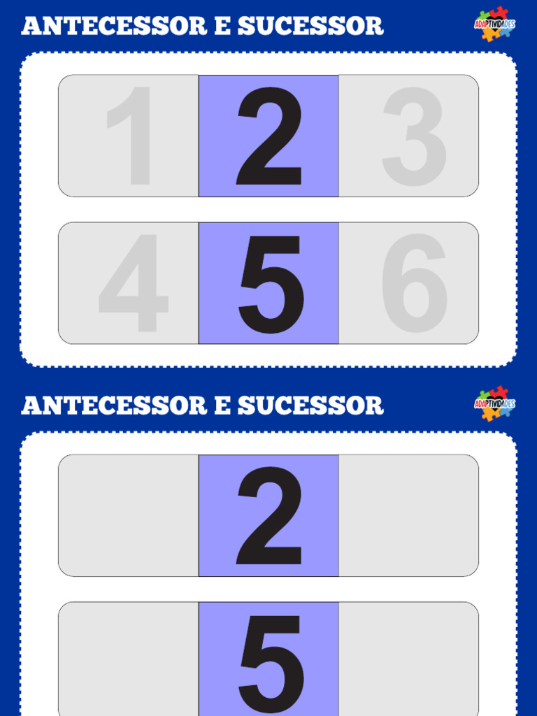 28 - Antecessor e Sucessor | PDF