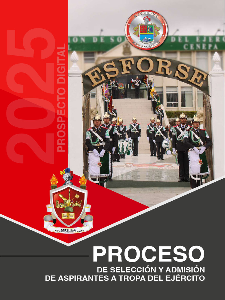 Prospecto Esforse 2025 | PDF | Militar | Ecuador
