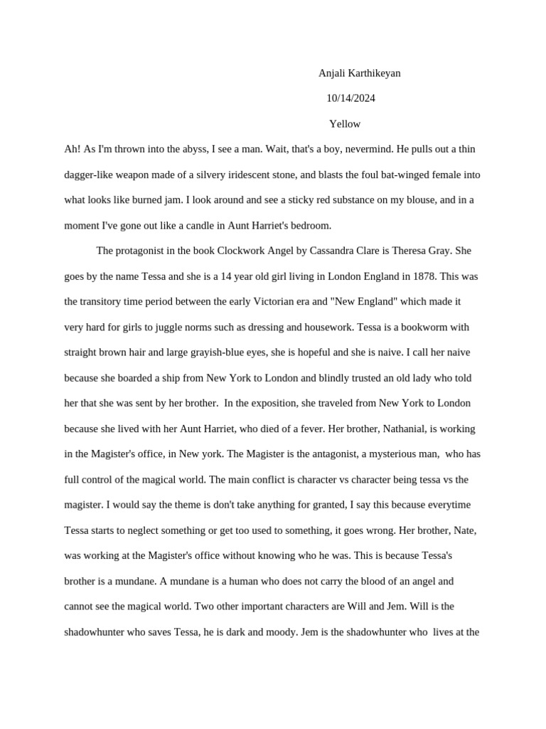 Ela Book Report-Anjali K | PDF