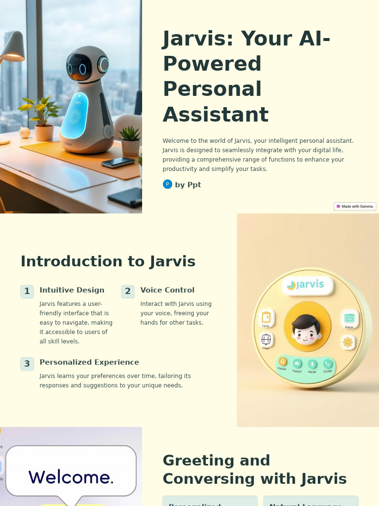 Jarvis Your AI Powered Personal Assistant | PDF | Computing | Cyberspace