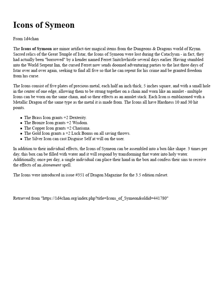 Icons of Symeon - 1d4chan | PDF