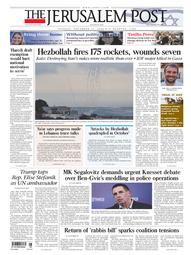 The Jerusalem Post 12-11-24 | PDF