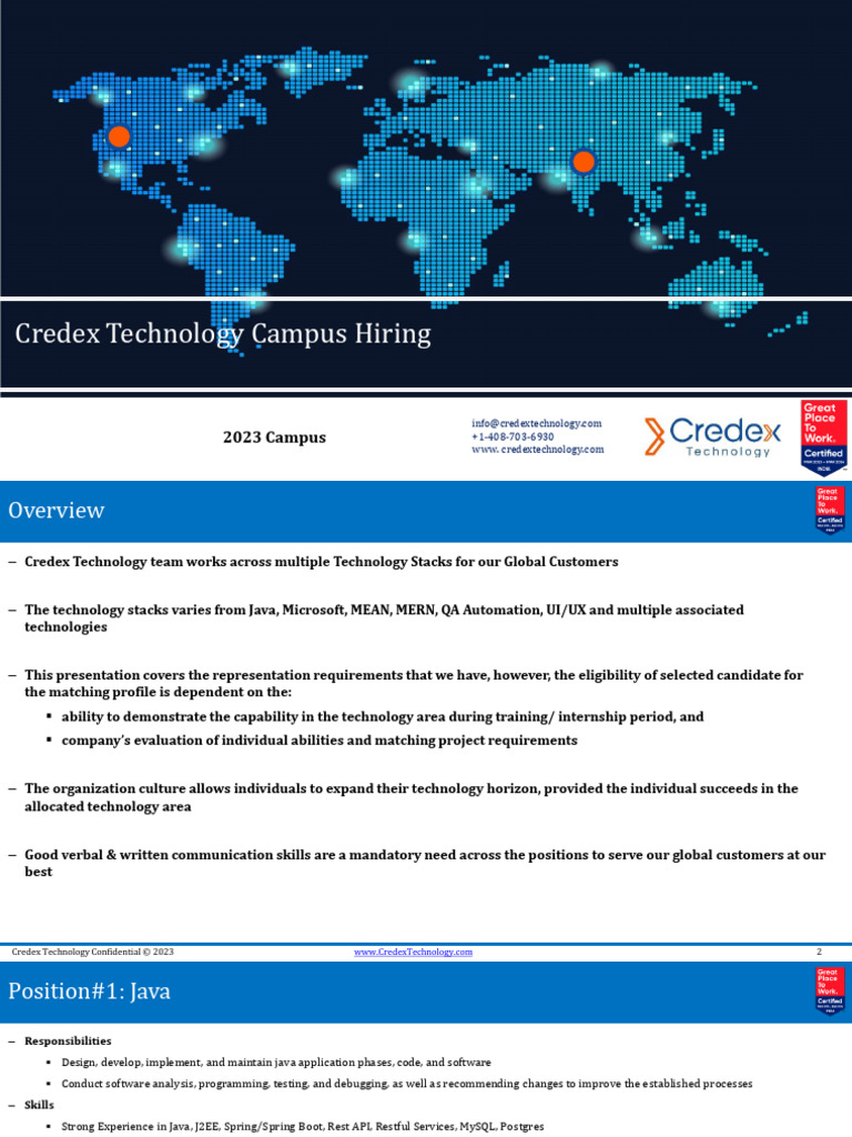 Credex_Campus_2023 (1) | PDF | Java (Programming Language) | World Wide Web