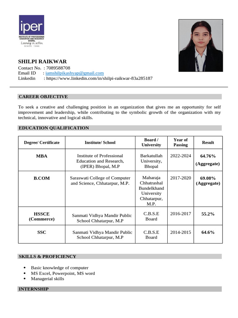 Shilpi Resume Updated21 | PDF