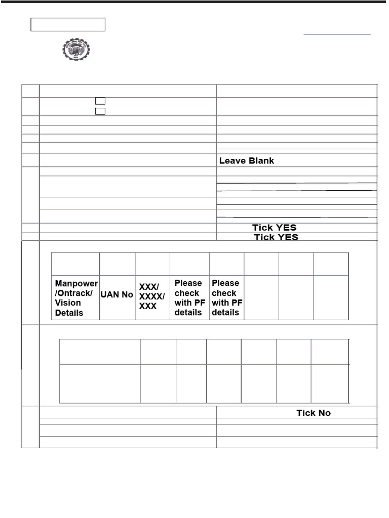 PF FORM 11 | PDF | Access Control | Authentication