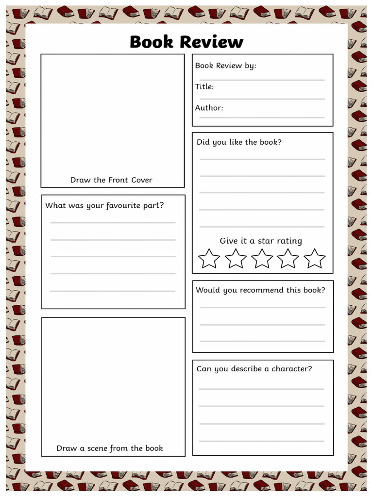 Book Review Template | PDF