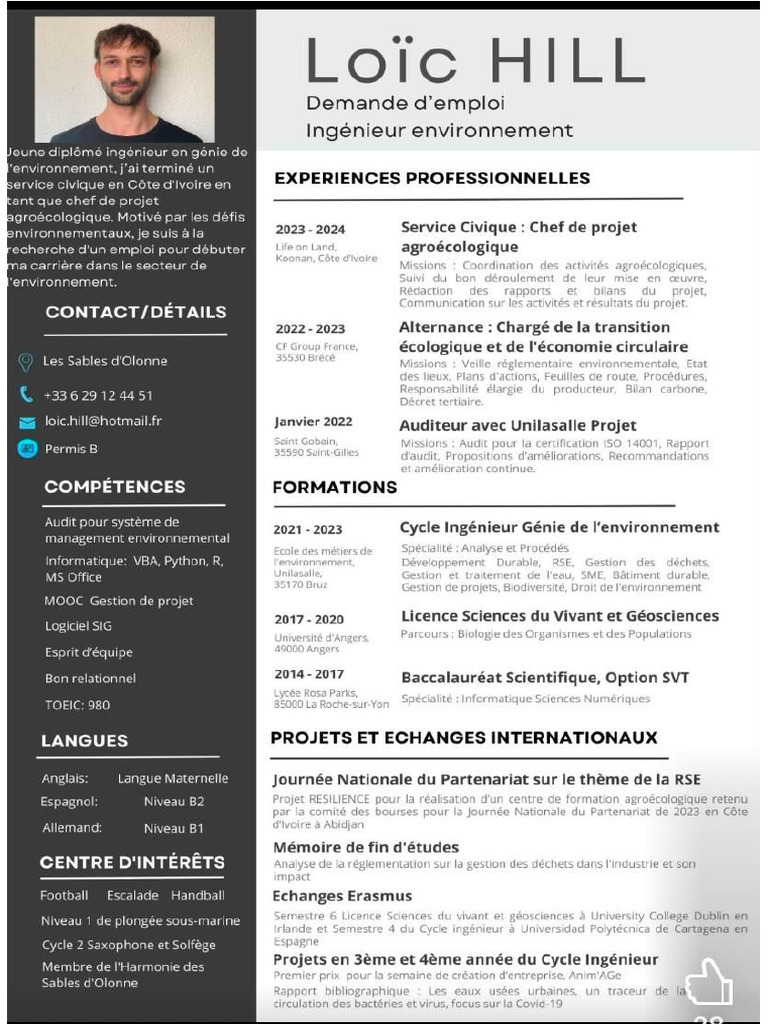 Example CV | PDF