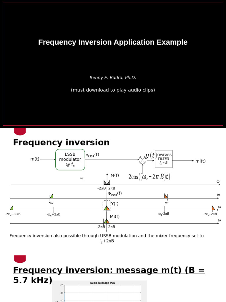 Frequency Inversion | PDF