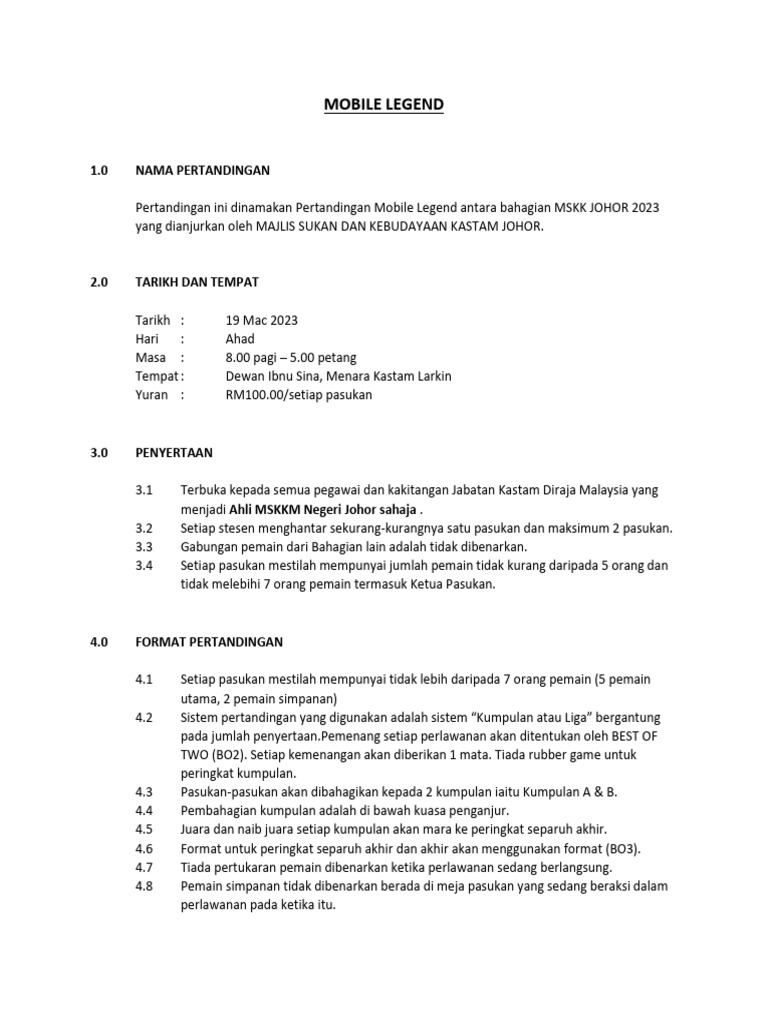 mobile legend 2 | PDF