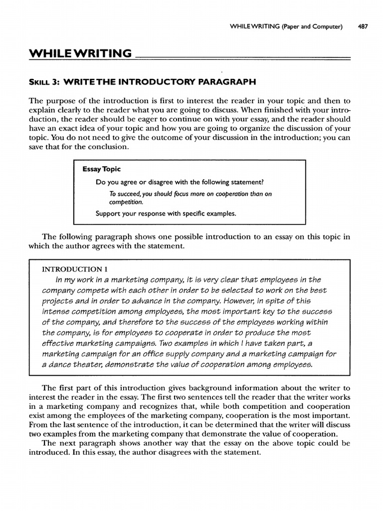 While Writing | PDF