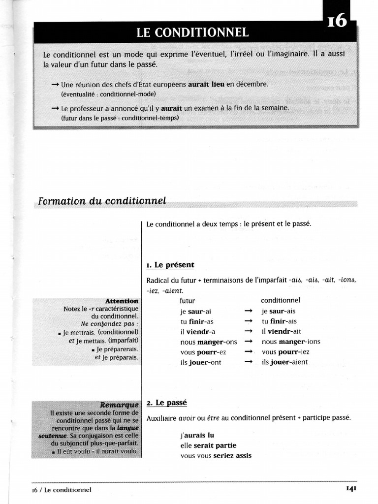 Le Conditionnel | PDF