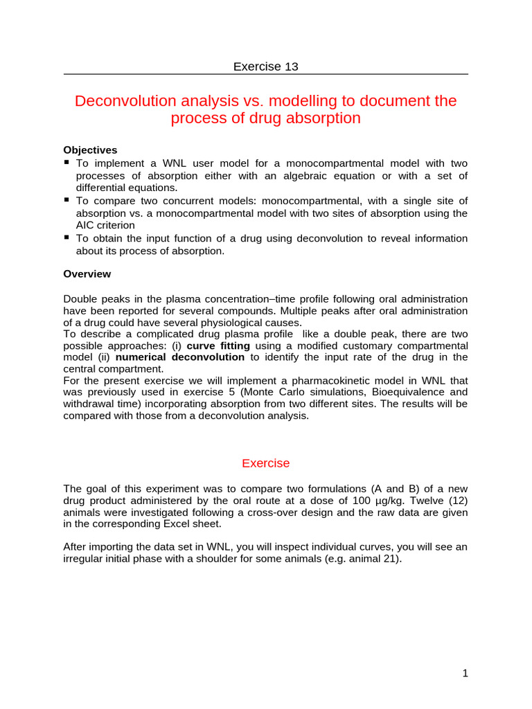 13-Deconvolution CORR | PDF | Akaike Information Criterion | Errors And Residuals