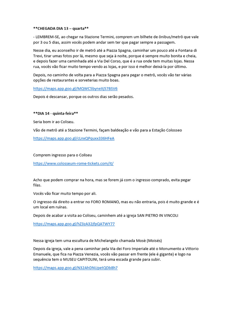 ROTEIRO | PDF | Michelangelo