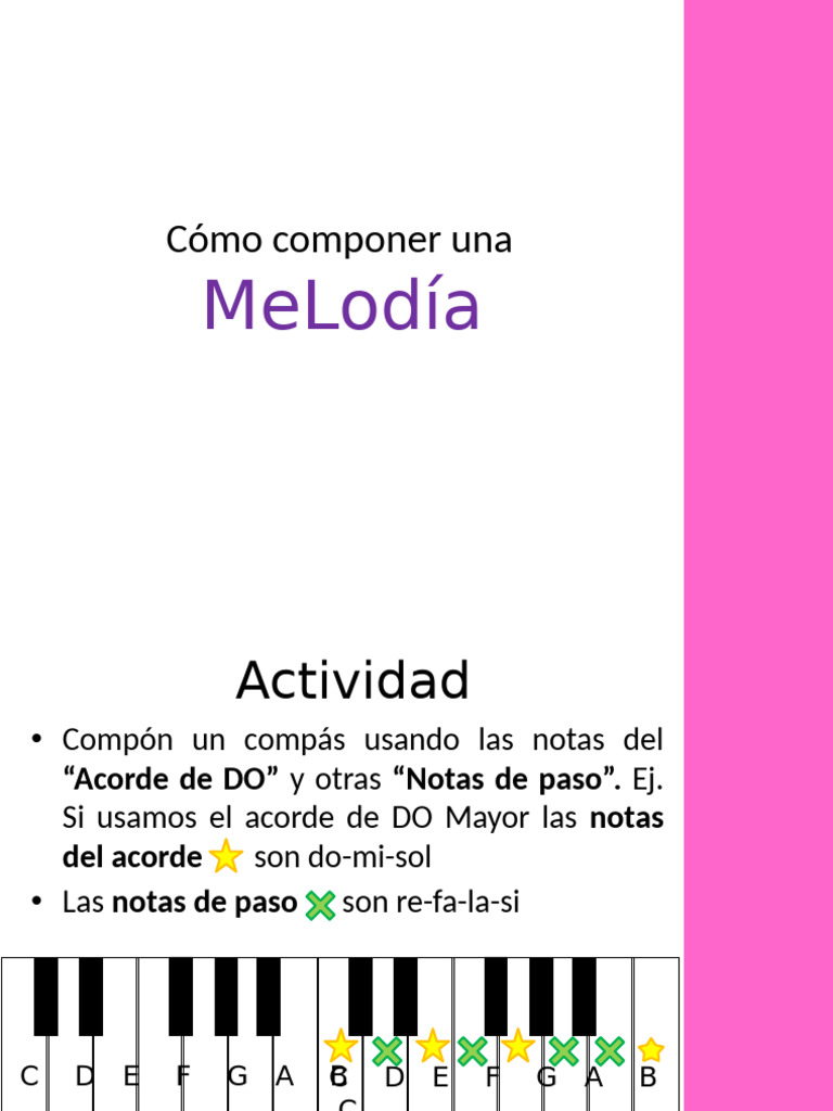 Cómo Componer Una Melodía | PDF | Acorde (Música) | Melodía