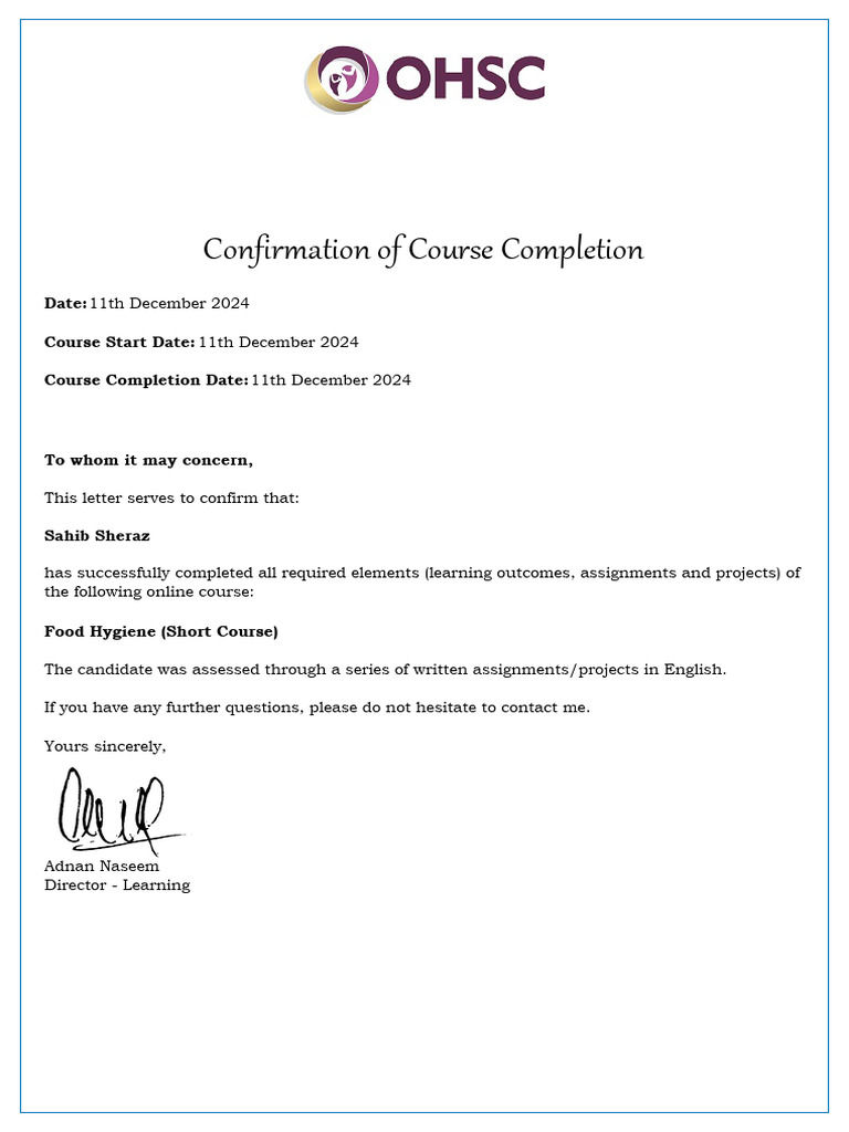 Download-Completion-Letter 2 | PDF