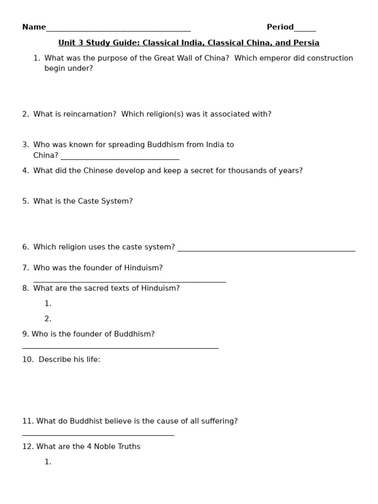 Classical Civ Study Guide | PDF