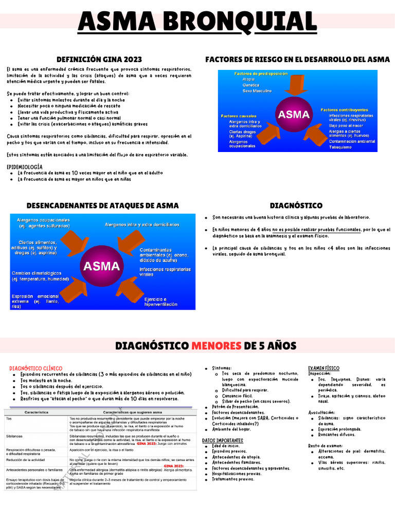 Guía Completa sobre Asma Bronquial 2023 | PDF | Asma | Tos