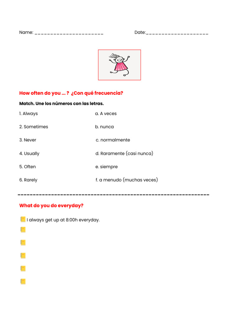 What Do You Do Everyday_ - Google Docs | PDF